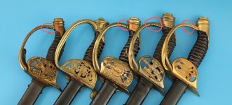 M1889 folding guard sword notches | PickelHaubes.com